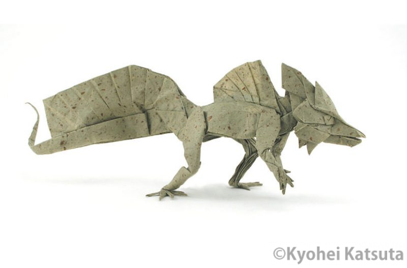 Origami Basilisk Lizard