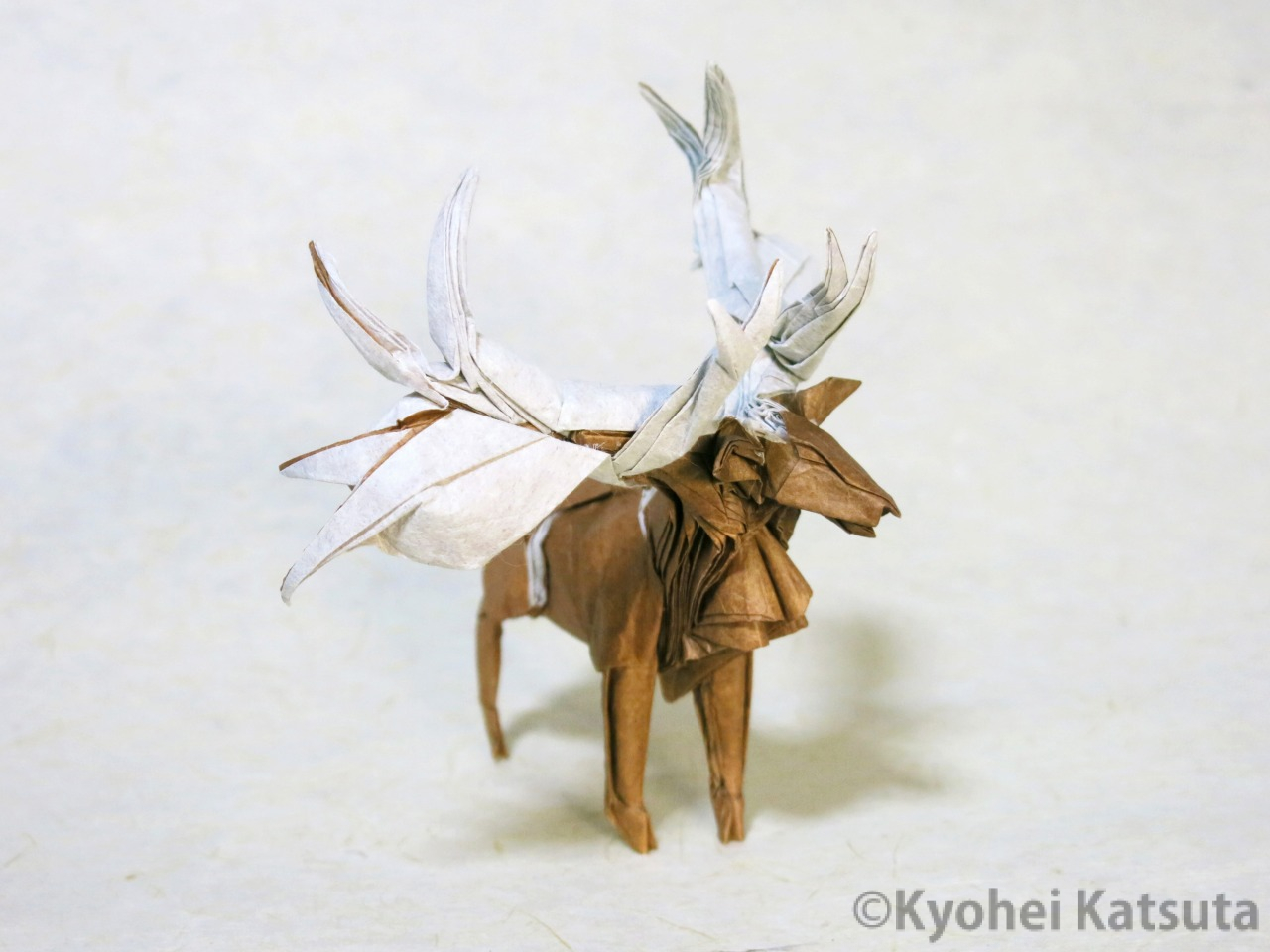 Irish elk／オオツノジカ | Katsuta Kyohei ORIGAMI