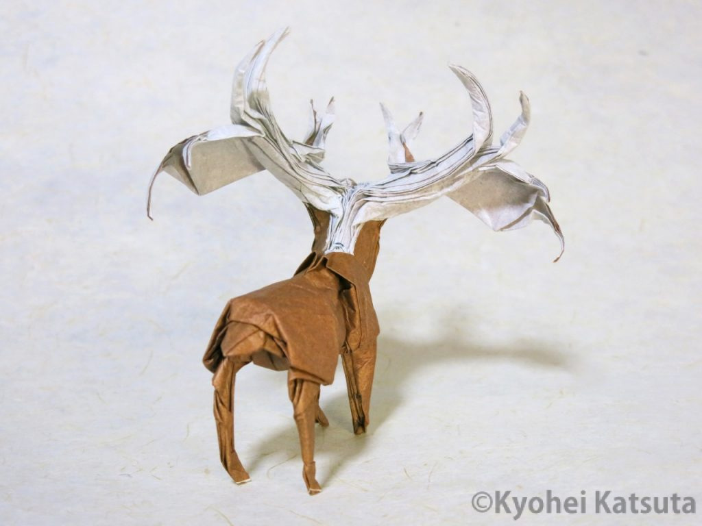 Irish elk／オオツノジカ | Katsuta Kyohei ORIGAMI