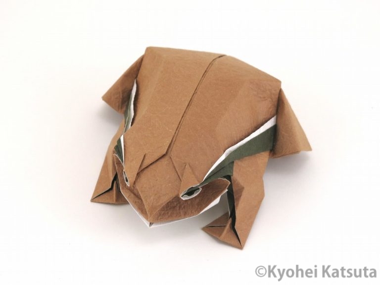 Japanese toad／ヒキガエル | Katsuta Kyohei ORIGAMI