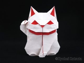 Maneki-neko／招き猫 | Katsuta Kyohei ORIGAMI